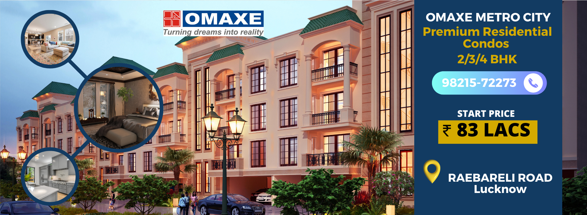 Condos in Lucknow in Omaxe Metro City by Omaxe Lucknow